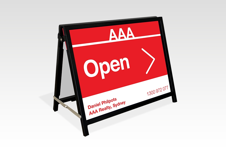 Real Estate A Frame - Alternative to Endurosign A Frame - Easy Signs