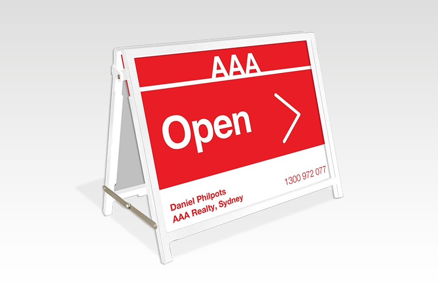 Real Estate A Frame - Alternative to Endurosign A Frame - Easy Signs