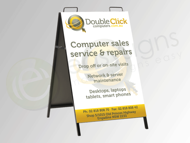 A-Frame With Full Colour Digital Print & Lamination - Easy Signs