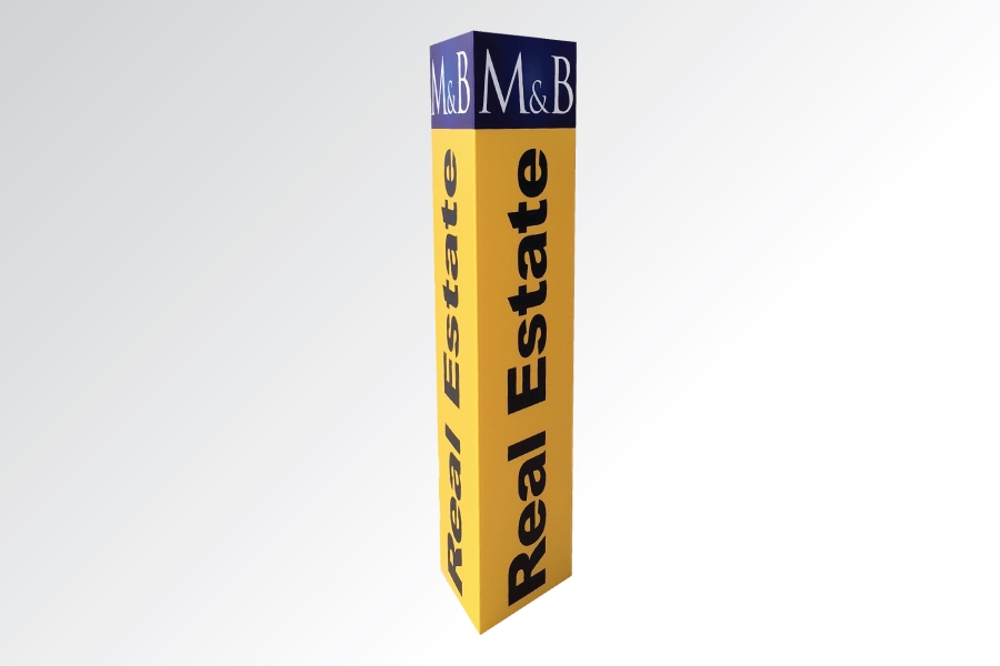 Bollard Signs made in 24 Hours - $14 Delivery - Easy Signs