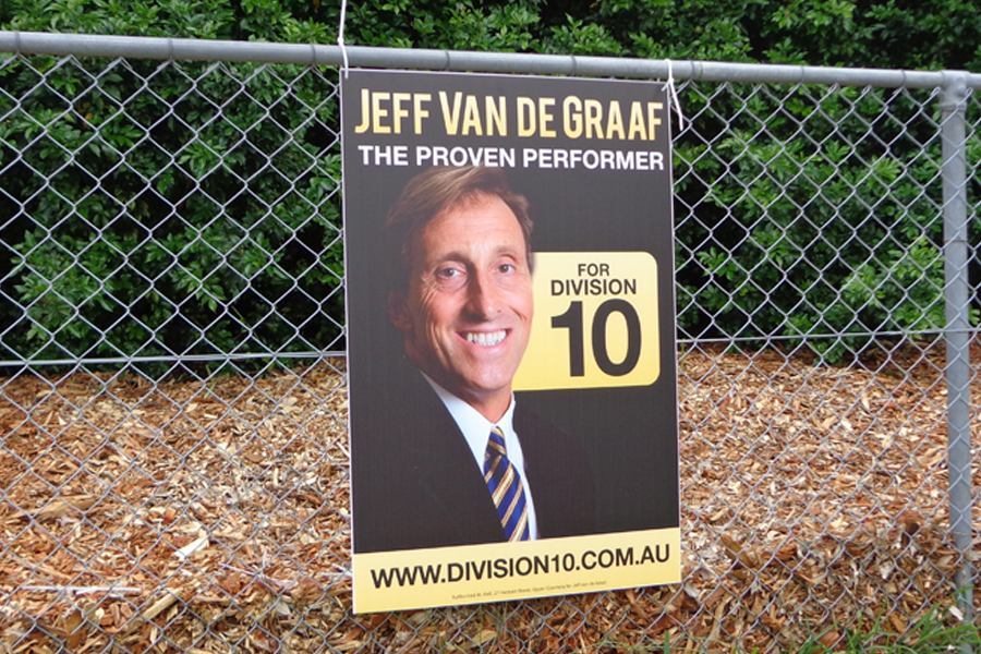 Plastic Election Banners - Easy Signs